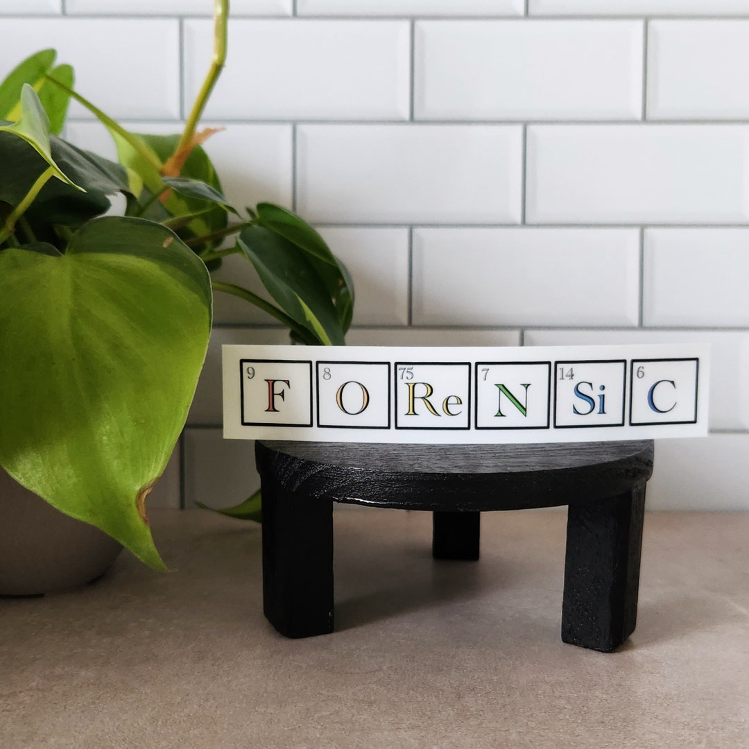 Periodic Table Elements Forensic | Chemistry Sticker | Elements - Etsy