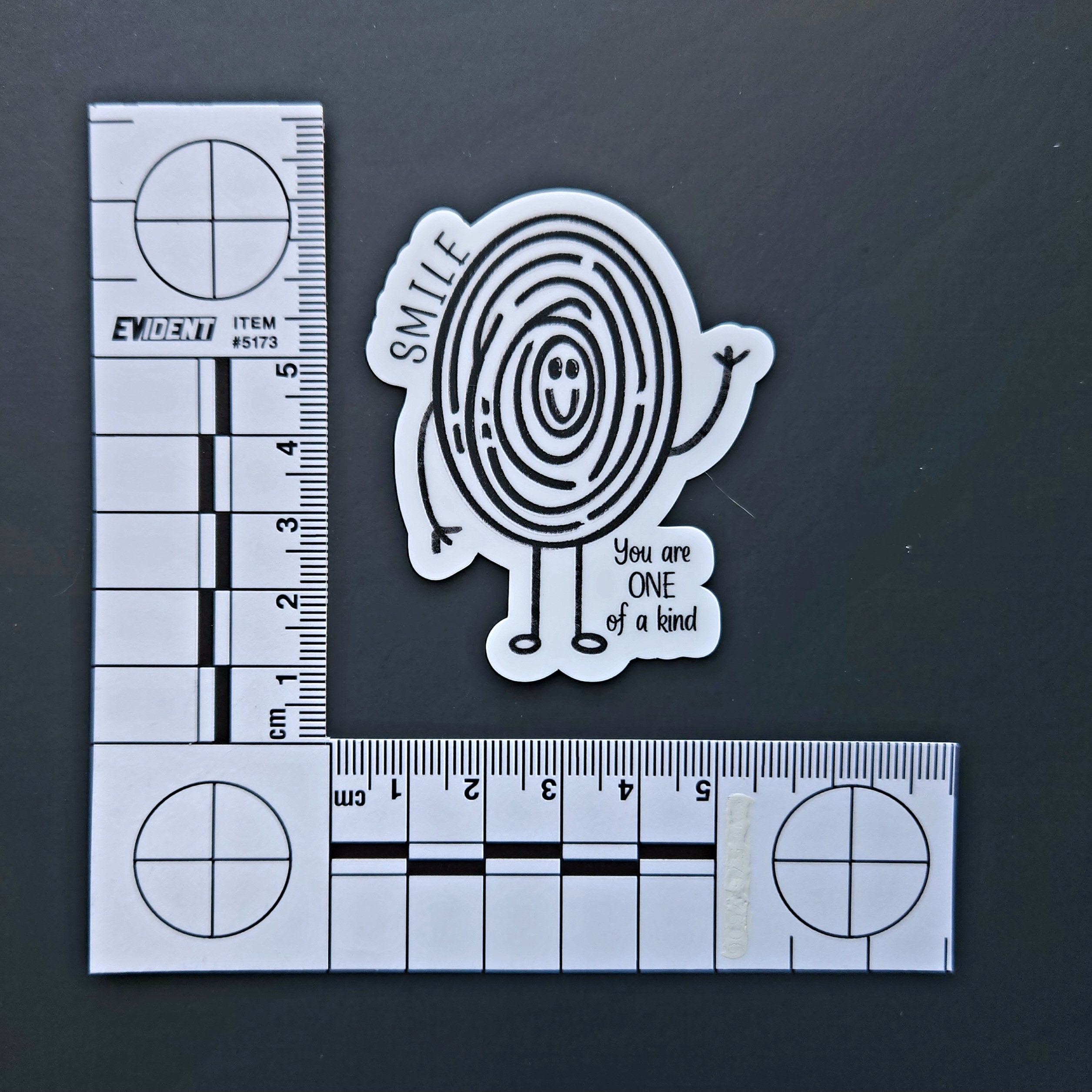 Waterproof Fingerprint Guy Sticker: Unique Laptop Decal - Etsy