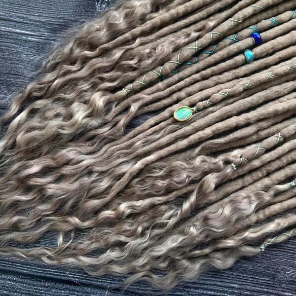 Wool Dreadlock Extensions - Etsy
