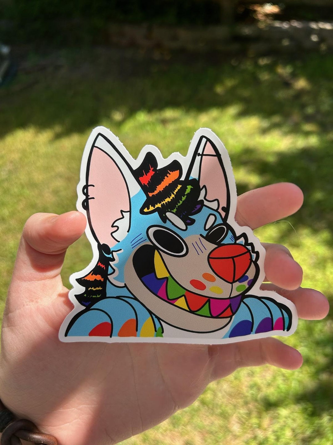 Sparkle Dog Sticker Furry Sticker Gift for Furries - Etsy