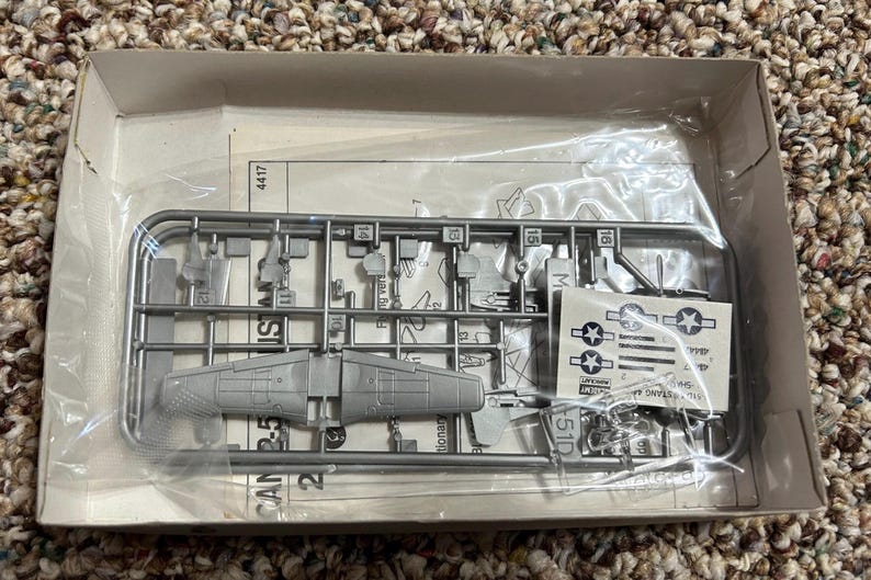 North American P-51D Mustang Scale Model Kit - Etsy