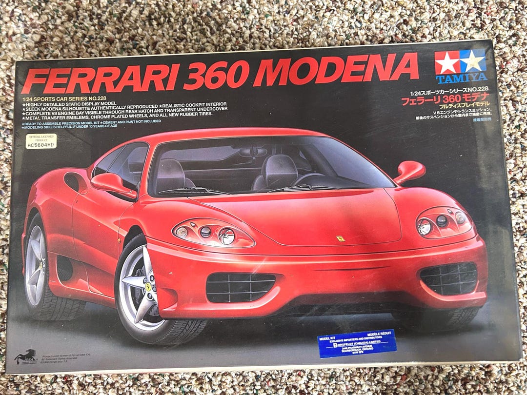 Ferrari 360 Modena Model Kit - Etsy