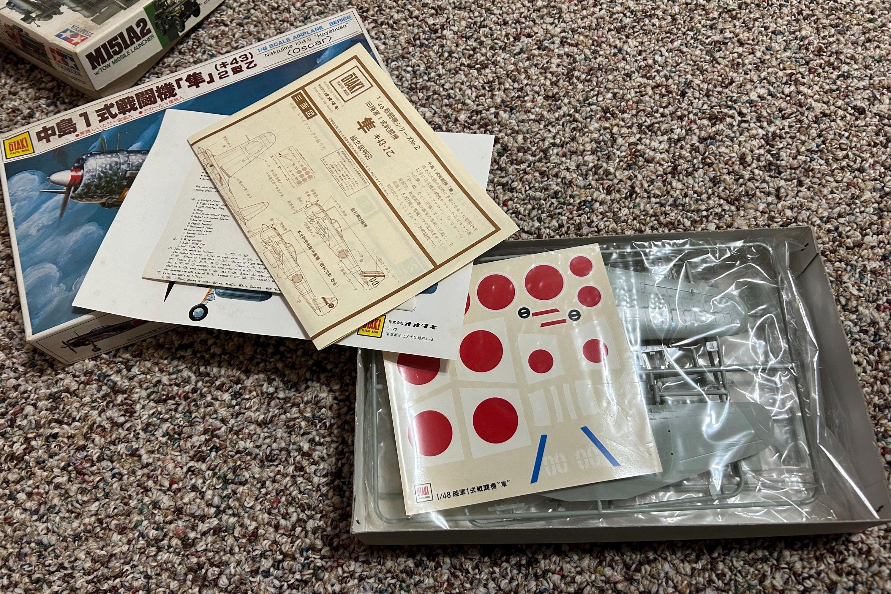 Nakajima Ki43 Hayabusa Scale Model Kit - Etsy
