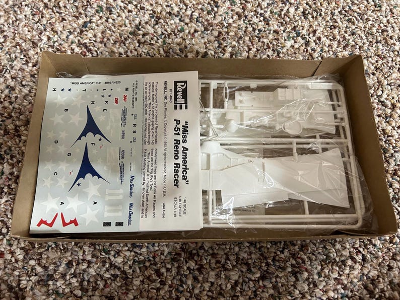 P-51D Reno Racer - Miss America Scale Model Kit - Etsy