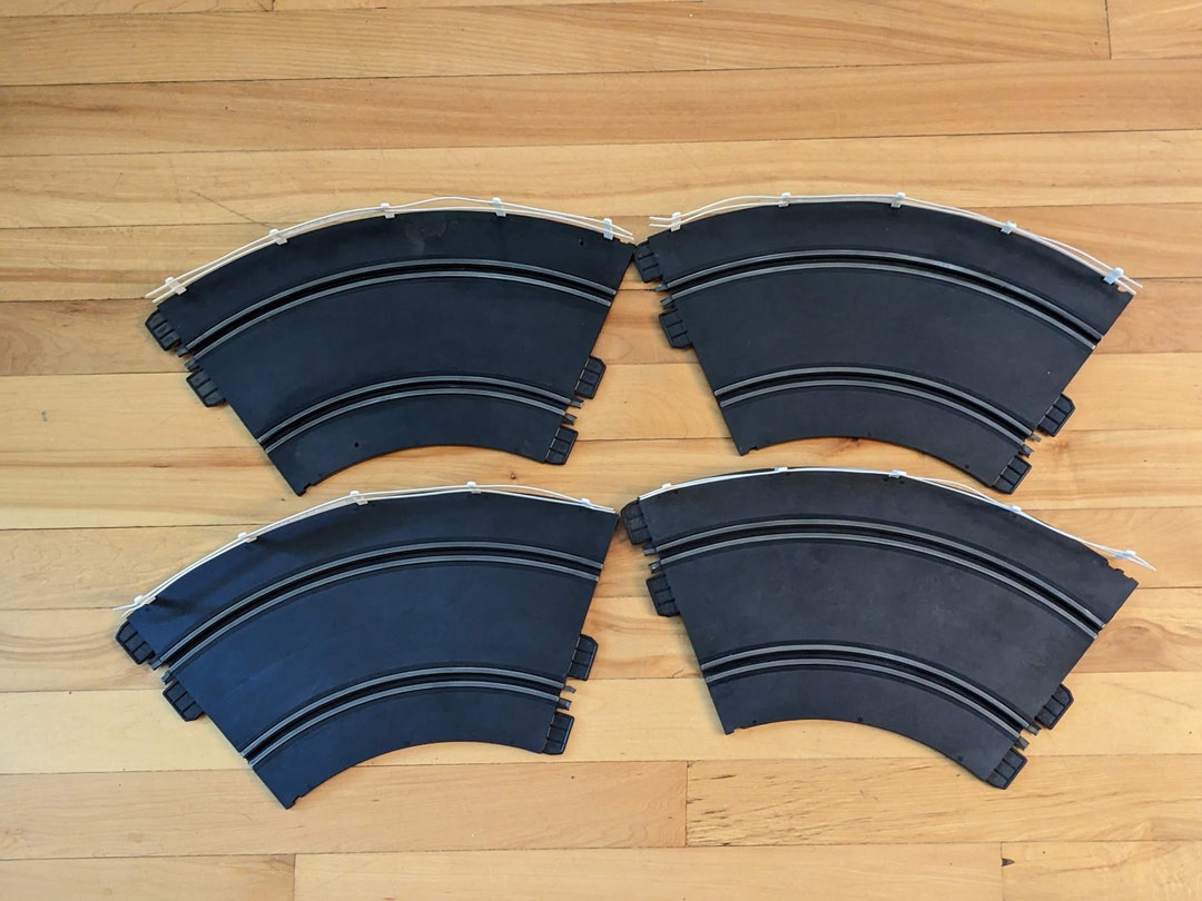 Strombecker Vintage Slot Car Tracks 1/32 Scale, 4 Curved Tracks With ...