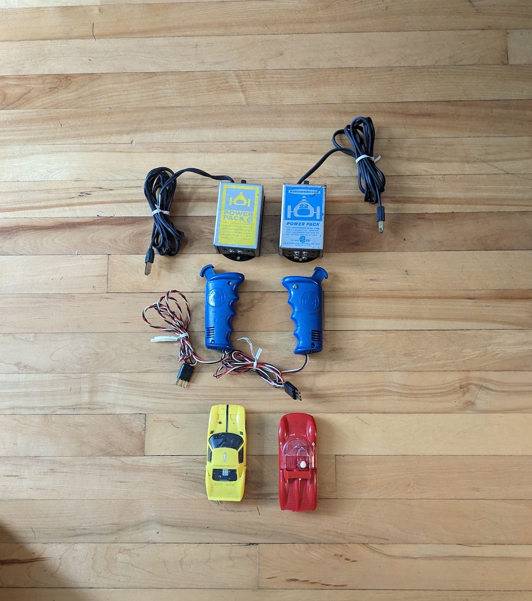 Strombecker Slot Car 1/32 Scale: 2 Cars, 2 Power Packs and 2 ...