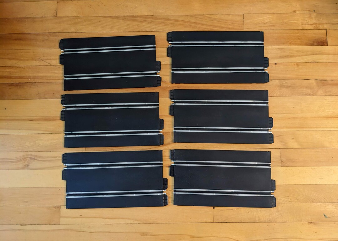 Strombecker Vintage Slot Car Track 1/32 Scale, 6 Straight Tracks - Etsy