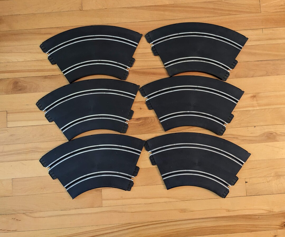 Strombecker Vintage Slot Car Tracks Scale 1/32, 6 Curved Tracks - Etsy