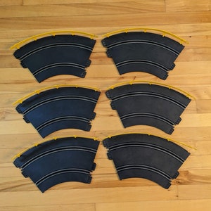 Strombecker Vintage Slot Car Tracks 1/32 Scale, 6 Curved Tracks With ...