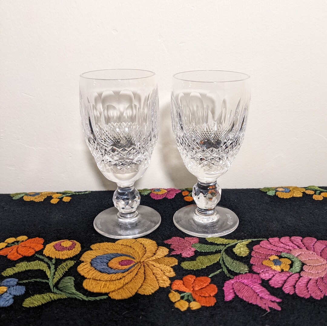 Vintage Waterford Colleen Crystal Sherry/porto Glasses Short Stem (set ...