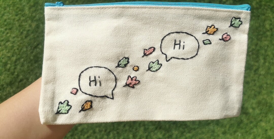 Heartstopper Hand Embroidered Pencil Case - Etsy