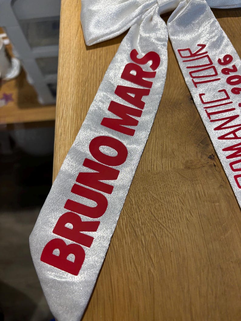 Bruno Mars: the Romantic Tour Concert Hair Bow - Etsy