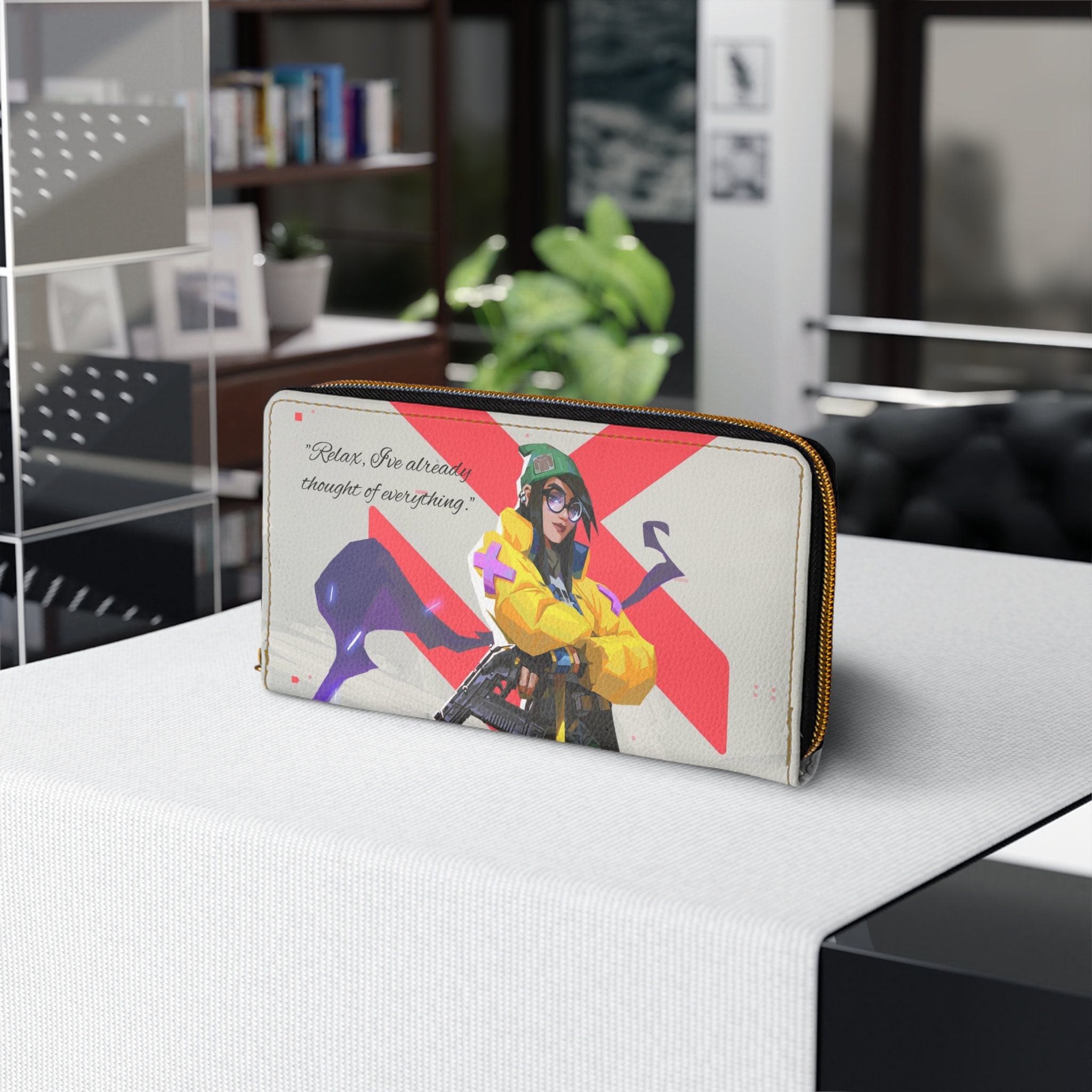 Killjoy and Turret Zipper Wallet - Etsy