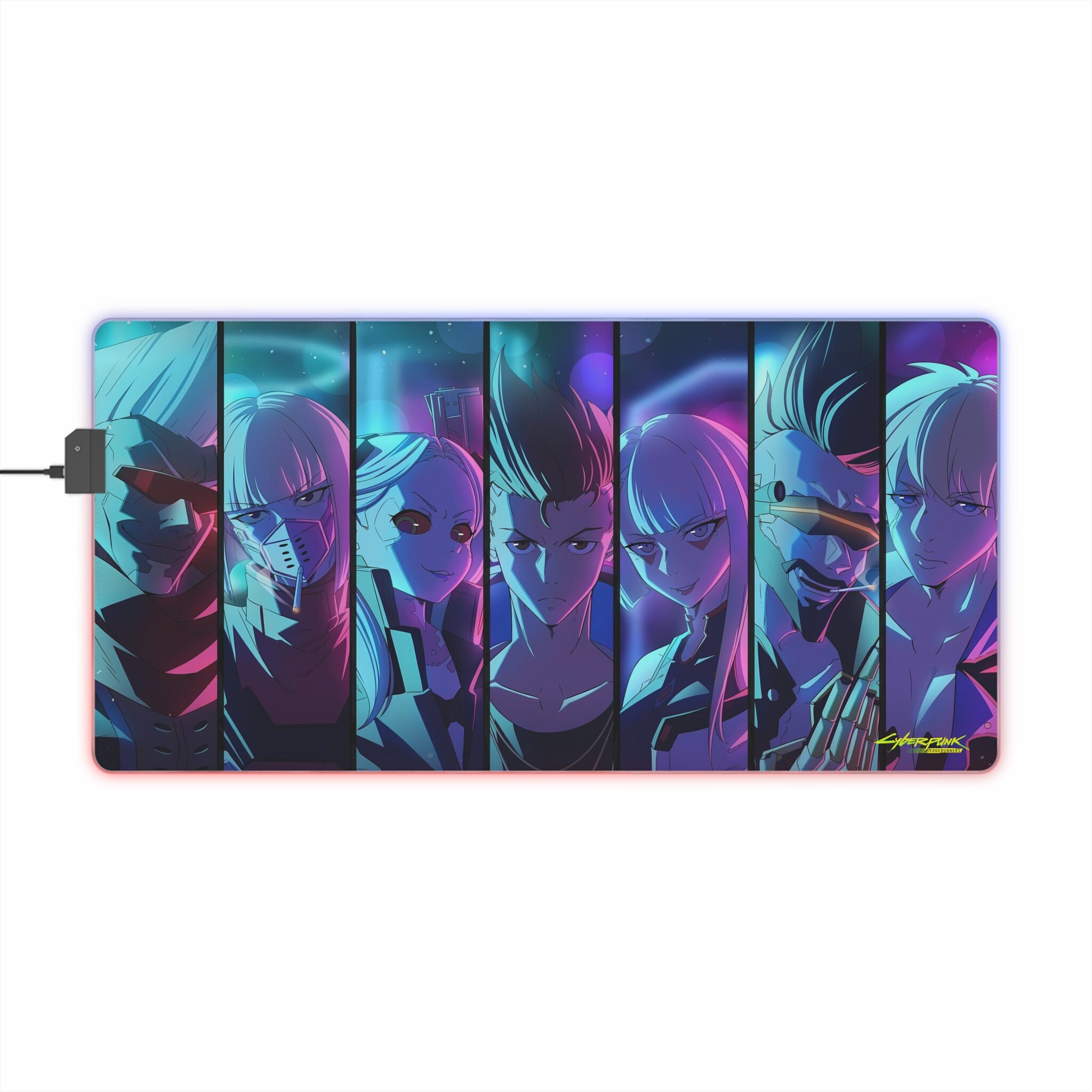 Cyberpunk Edgerunners LED Gaming Mouse Pad 4 Sizes Available - Etsy