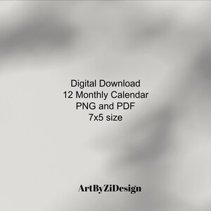 Printable Desk Calendar 2025, 7x5 Horizontal With Note and Next Month ...