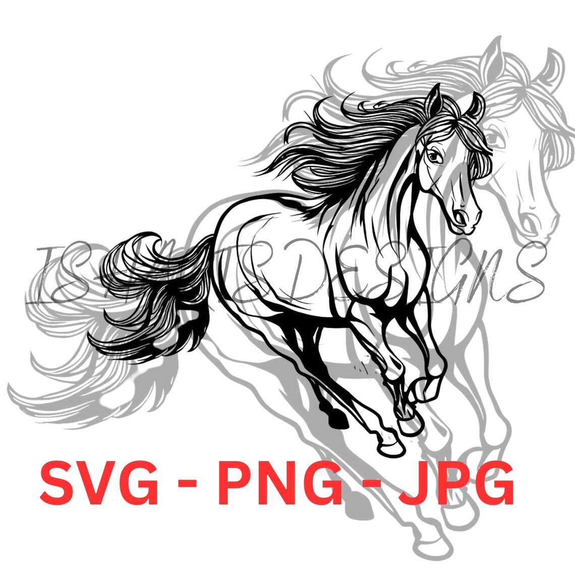 Running HORSE SVG Running Horse Svg Cut Files for Cricut Horse Png ...