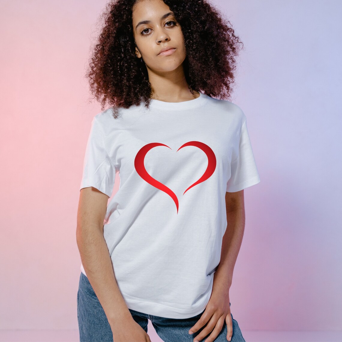 Red Open Heart SVG: Cricut Vector Cut File (digital Download) - Etsy