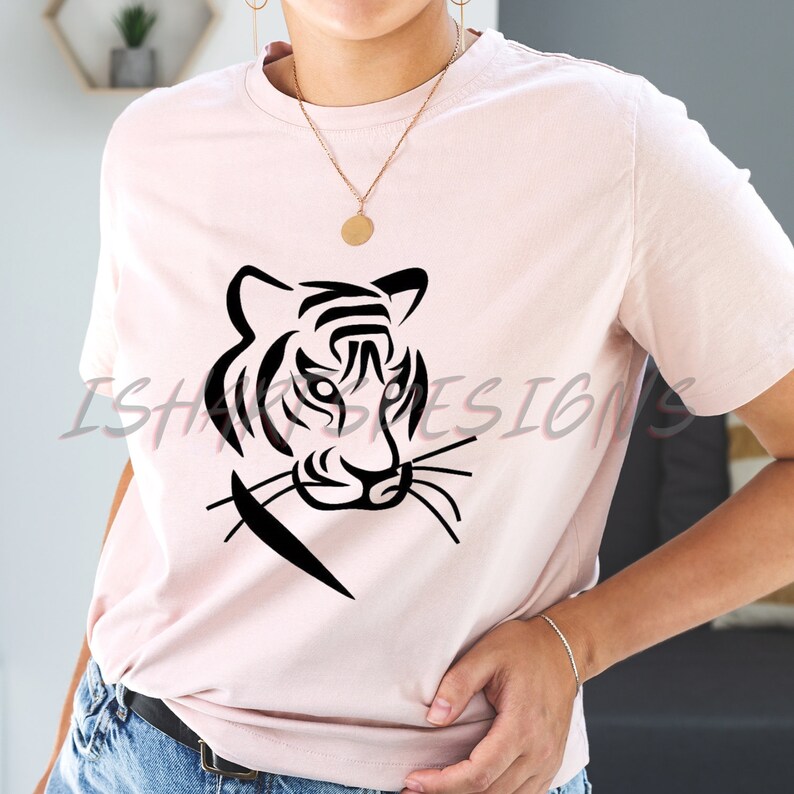 Tiger Face Cut SVG Vector Circut Tiger Head PNG Clipart Svg - Etsy