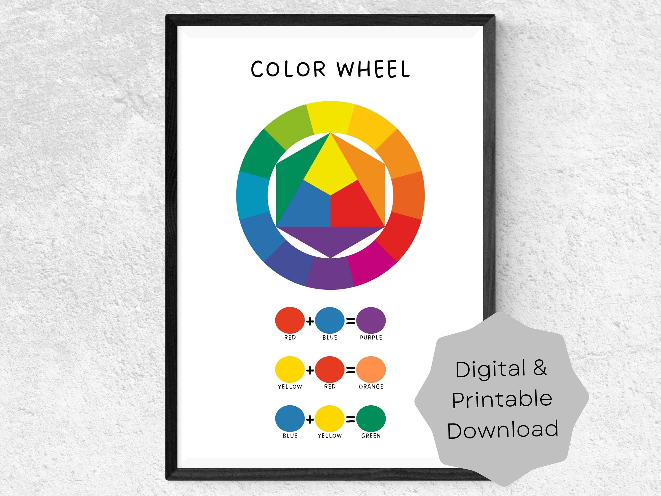 Colour Wheel | Color Wheel | Educational Classroom Home School Resource ...