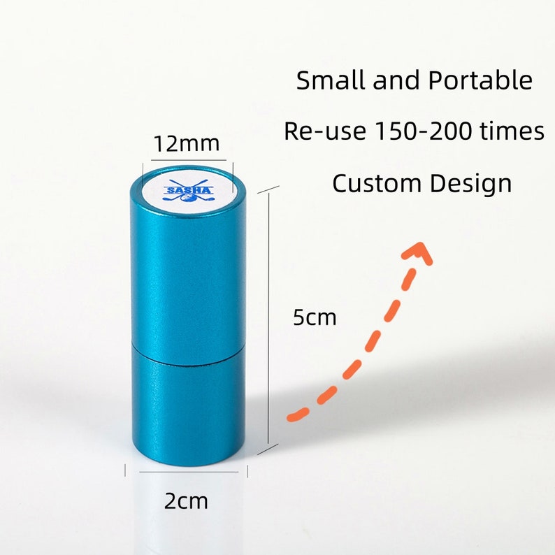 Golf Ball Markers Self Inking Stamp Monogram Golf Stamper Custom Logo ...