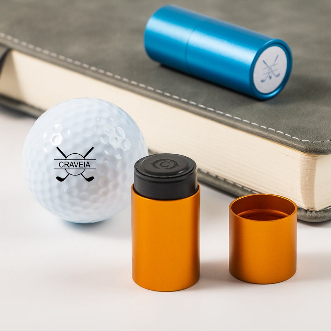 Golf Accessories Multiple Design Options Golf Ball Stamp Personalized ...