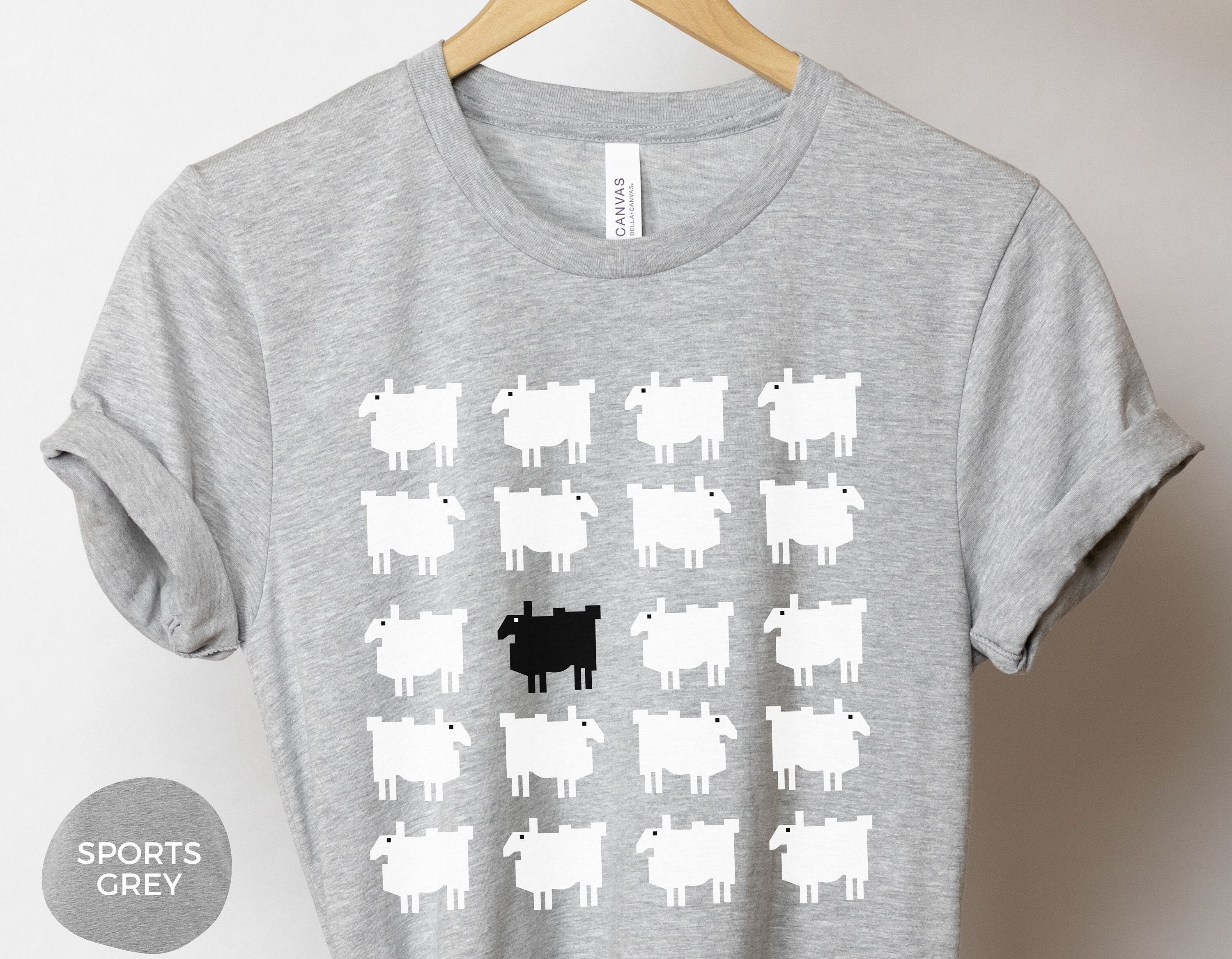 Black Sheep T-shirt, Black Sheep of the Family Shirt, Sheep Lover T ...