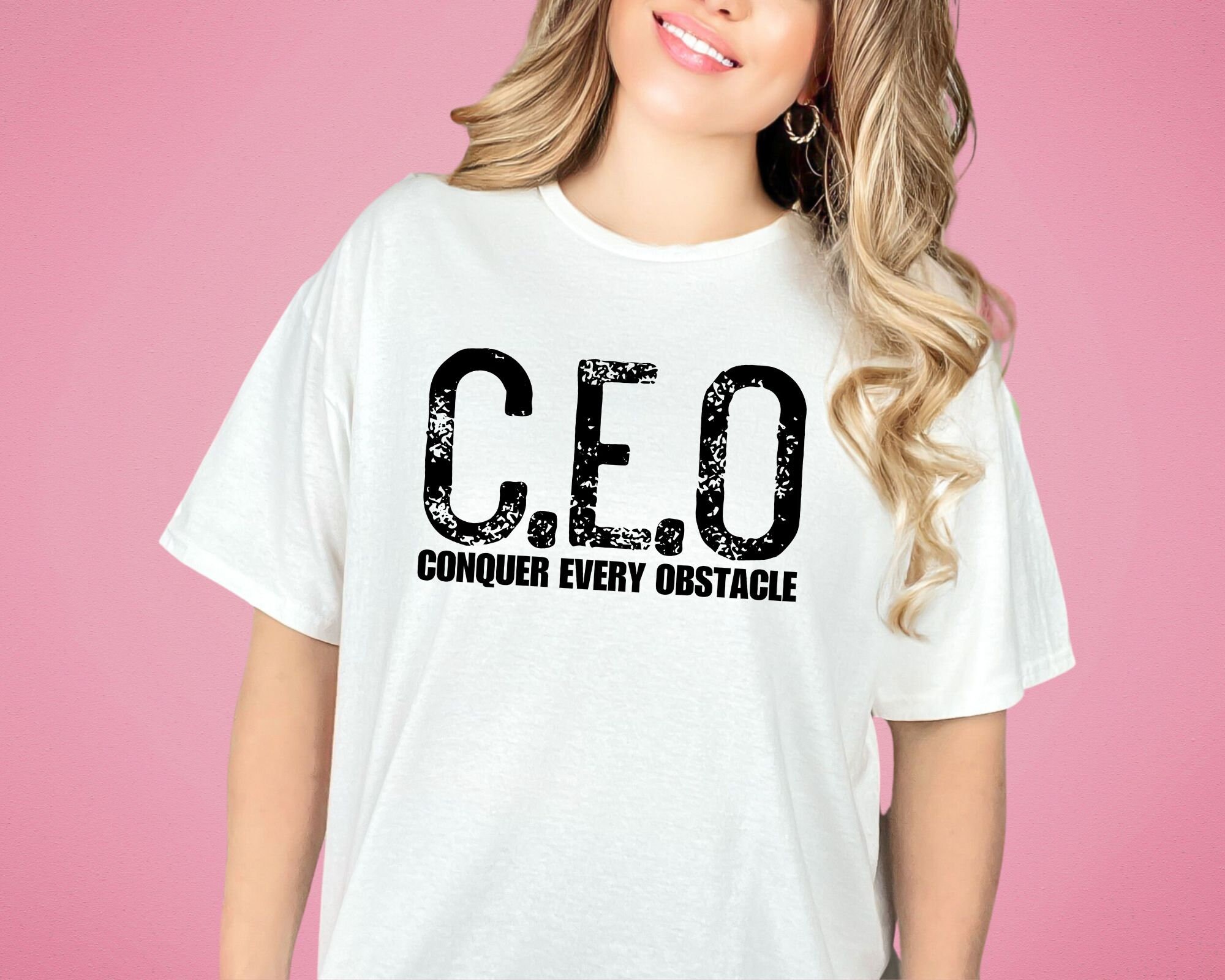 CEO Sweatshirt, Conquer Every Obstacle, Entreprenuer Sweater, New ...