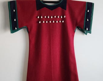 Native American Wool Shell Dress Rendezvous Women's 10-14 - Etsy