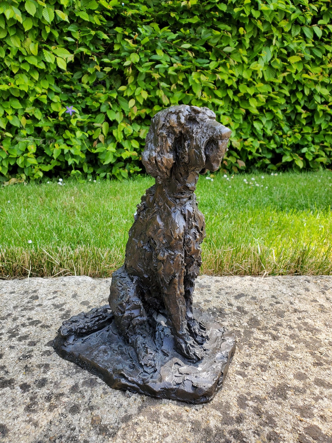 Bronze Dog, Bronze Labradoodle, Dog Sculpture, Bronze Dog, Labradoodle ...