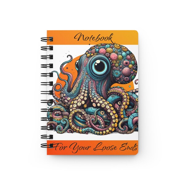 Octopus Notebook - Etsy