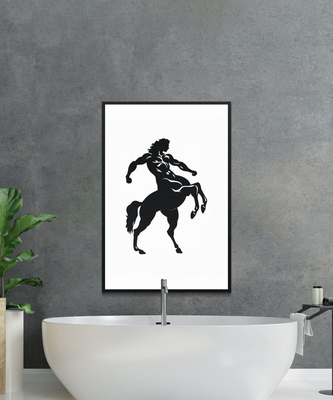 Centaur Digital Art Print, Mythical Creature Wall Decor, Fantasy ...
