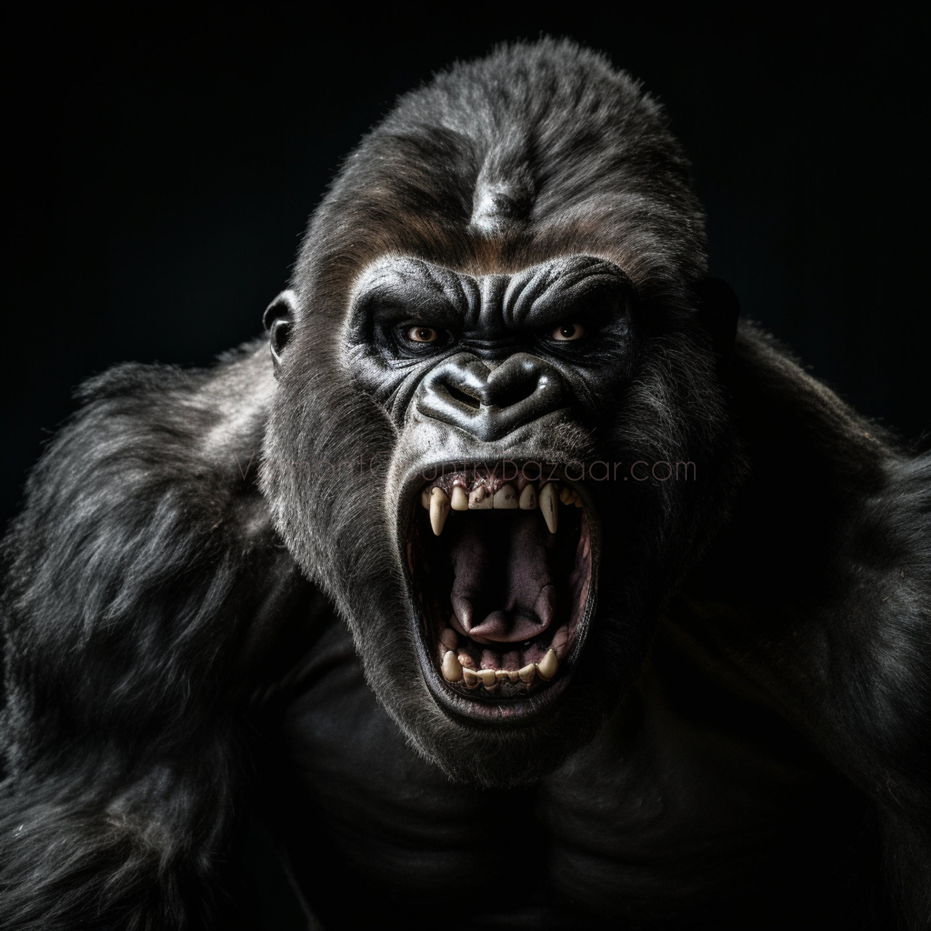 Angry Silverback