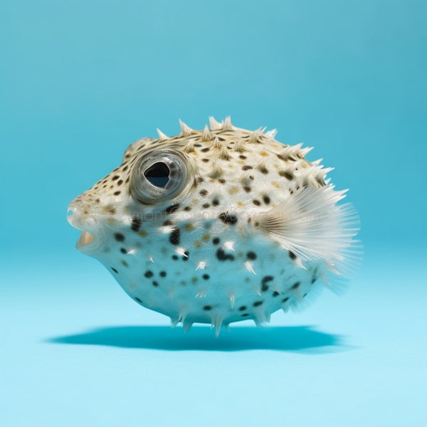 Puffer Fish Art - Etsy
