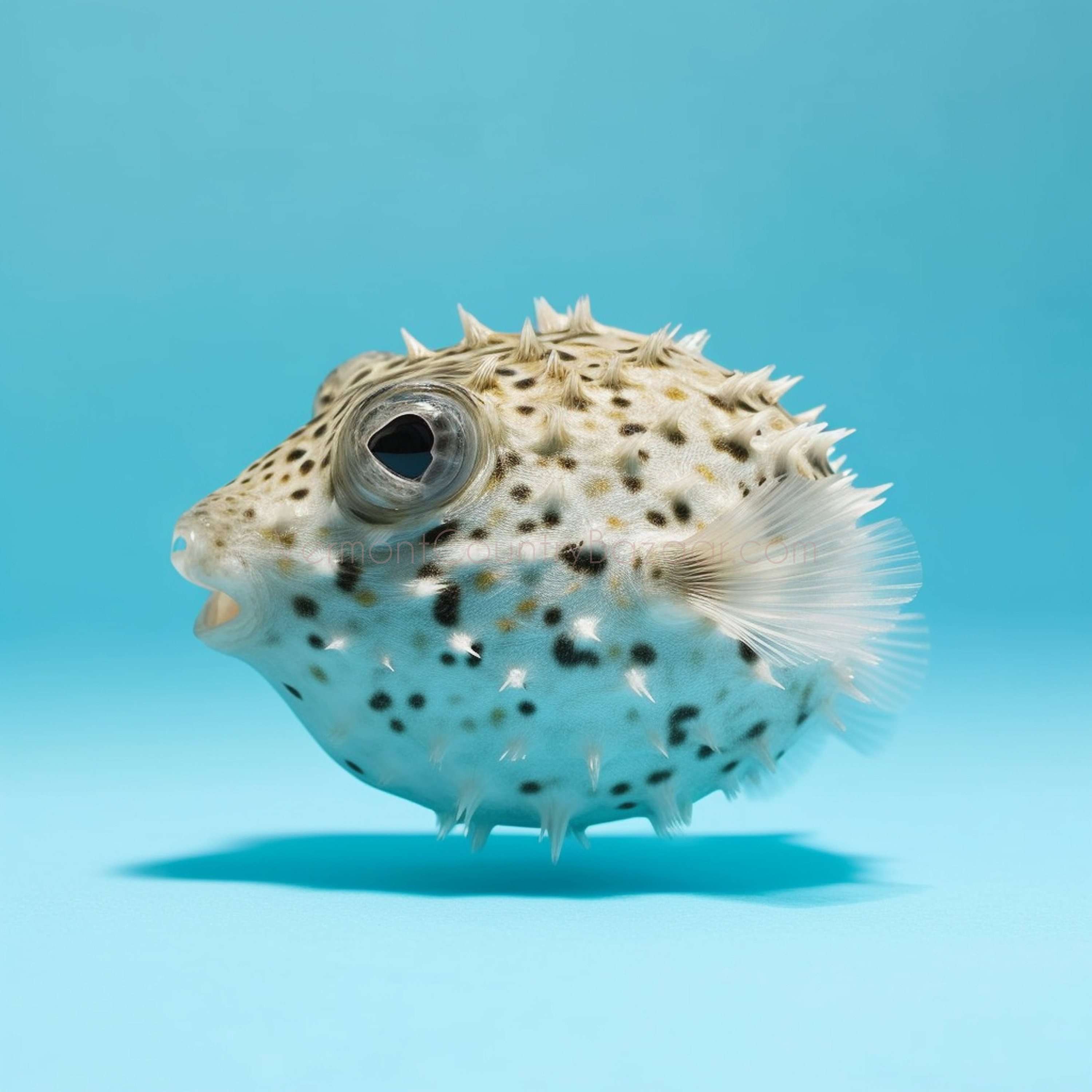 Cute Puffer Fish Drawing