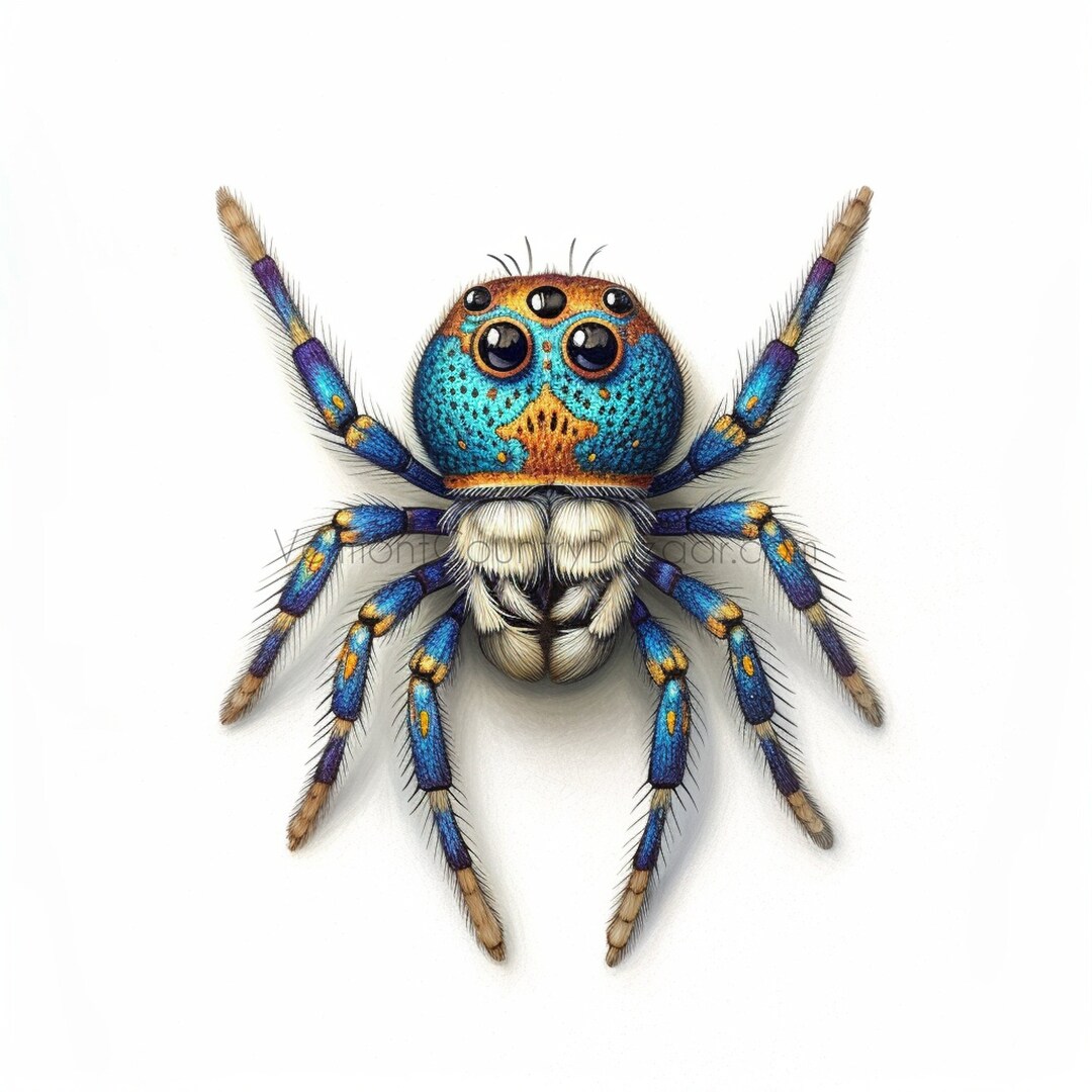 Peacock Spider Mutant, AI Digital Image, Art Download, Tshirts, Art ...