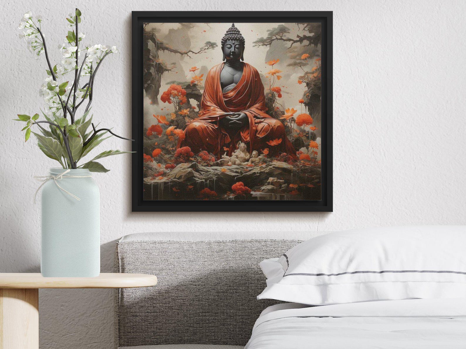 Buddhist Art Printable Wall Decor, Buddha Meditation Digital Download ...