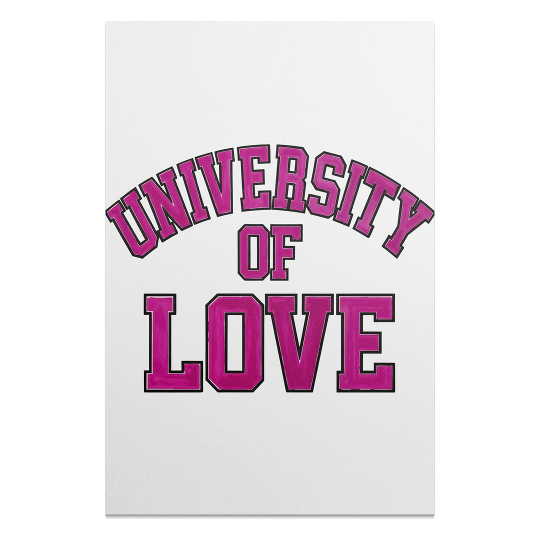 University of Love Digital Download, Valentine SVG, Valentine Png, Love ...