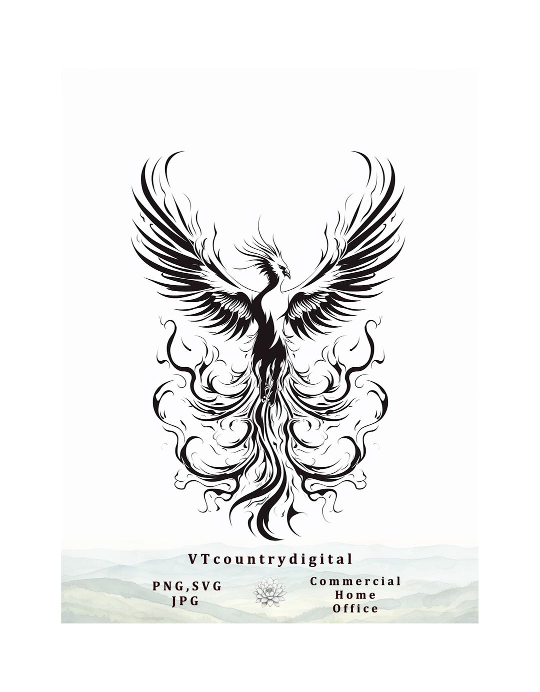 Pheonix Bird Line Drawing - Pheonix Rises From Ashes | PNG, SVG, JPG ...