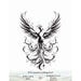 Pheonix Bird Line Drawing - Pheonix Rises From Ashes | PNG, SVG, JPG ...
