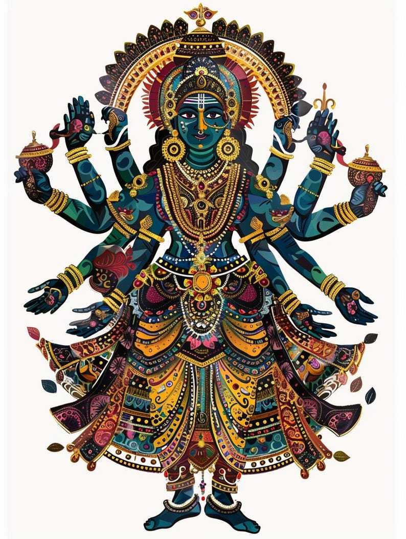 Goddess Kali | Woman Goddesses | Goddess Decore | Shiva Kali | Pop Art | Kali Print | Harris ...