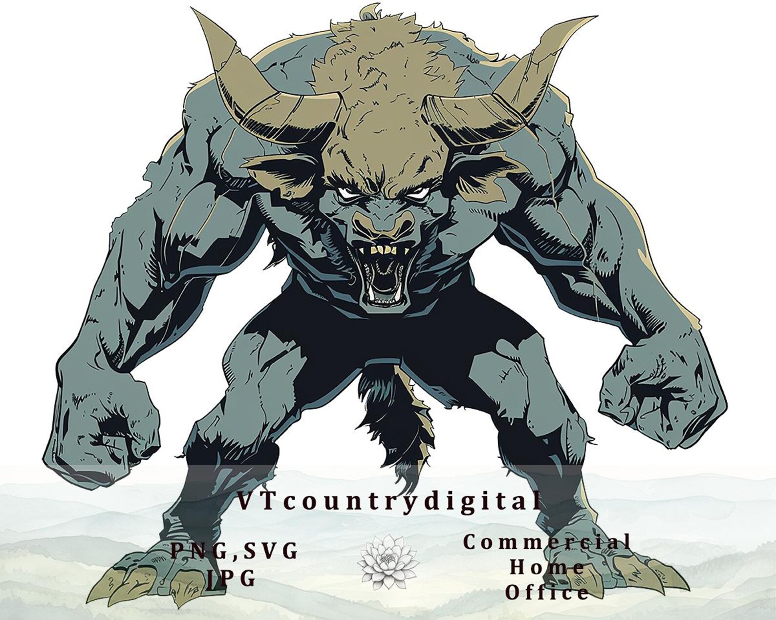 Minotaur Underworld Dungeons Dragons Green Goblin Halloween Goblin ...