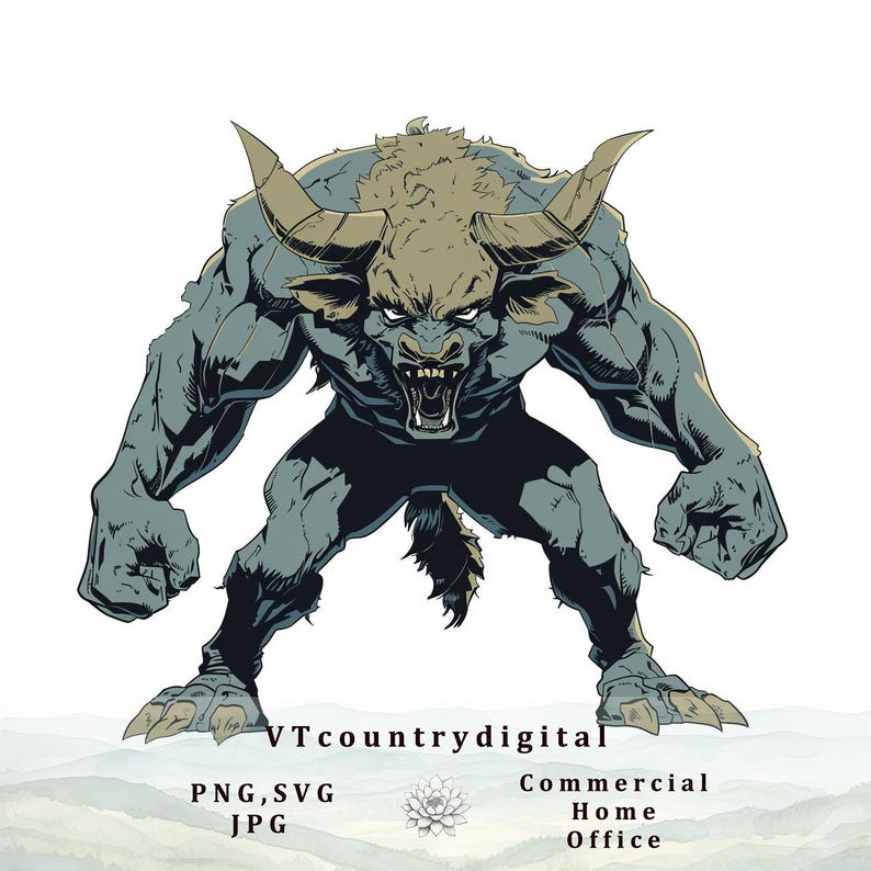 Minotaur Underworld Dungeons Dragons Green Goblin Halloween Goblin ...