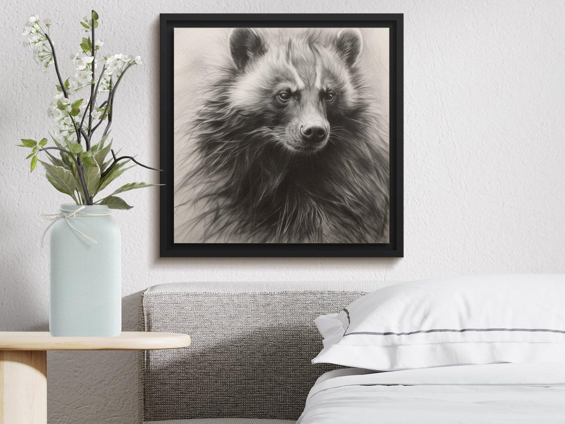 Wolverine Wall Art Print, Digital Animal Illustration, Modern Wildlife ...