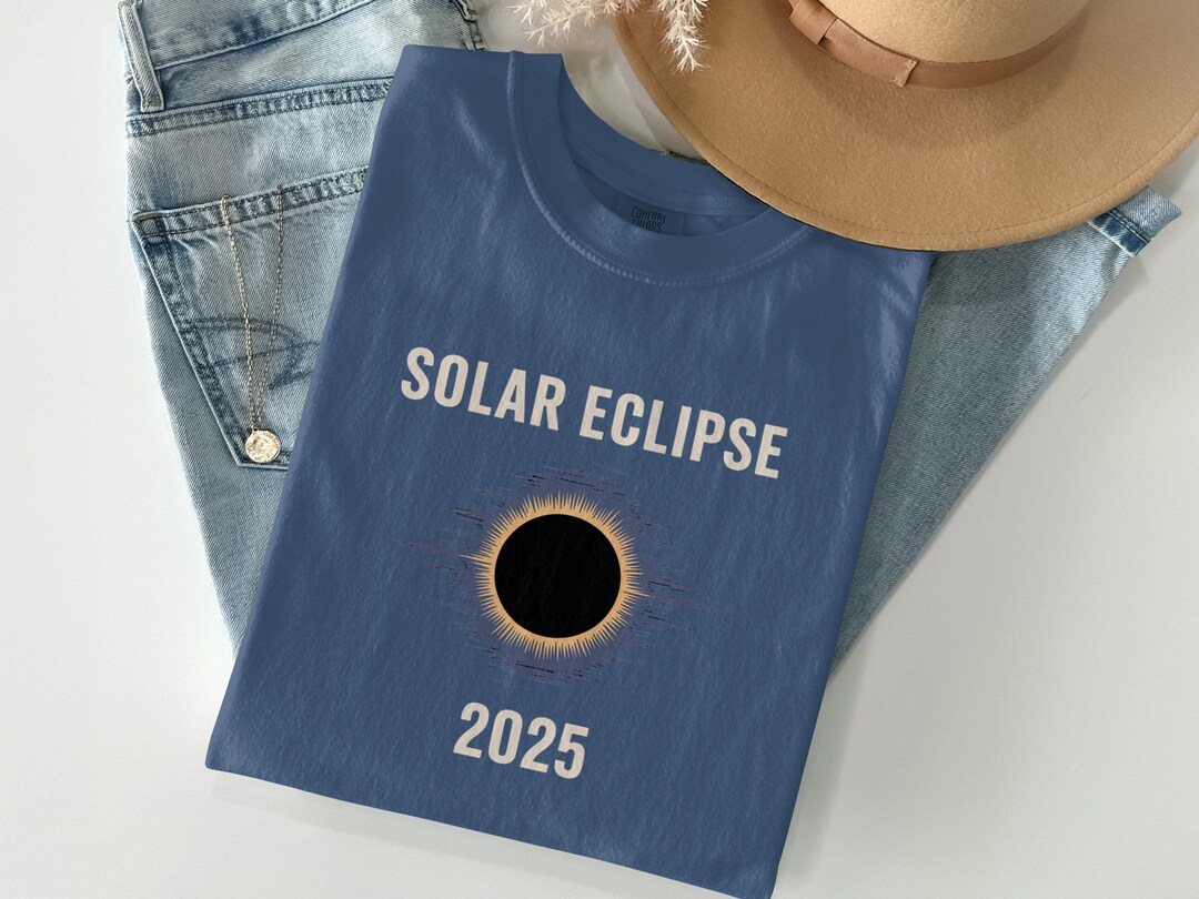 Solar Eclipse 2025 T-shirt, Solar Eclipse Graphic Tee, Astronomical ...
