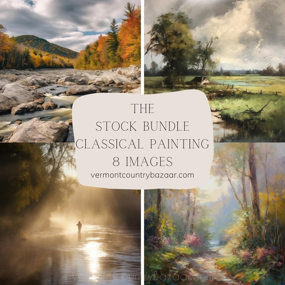 Classical Paintings Bundle 8 Digital Images of Classical Painting ...