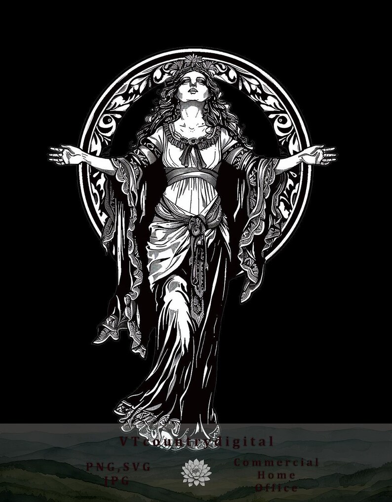 Goddess Brigid Brigid | Goddess Brigid | Instant Download | Svg Png Jpg ...
