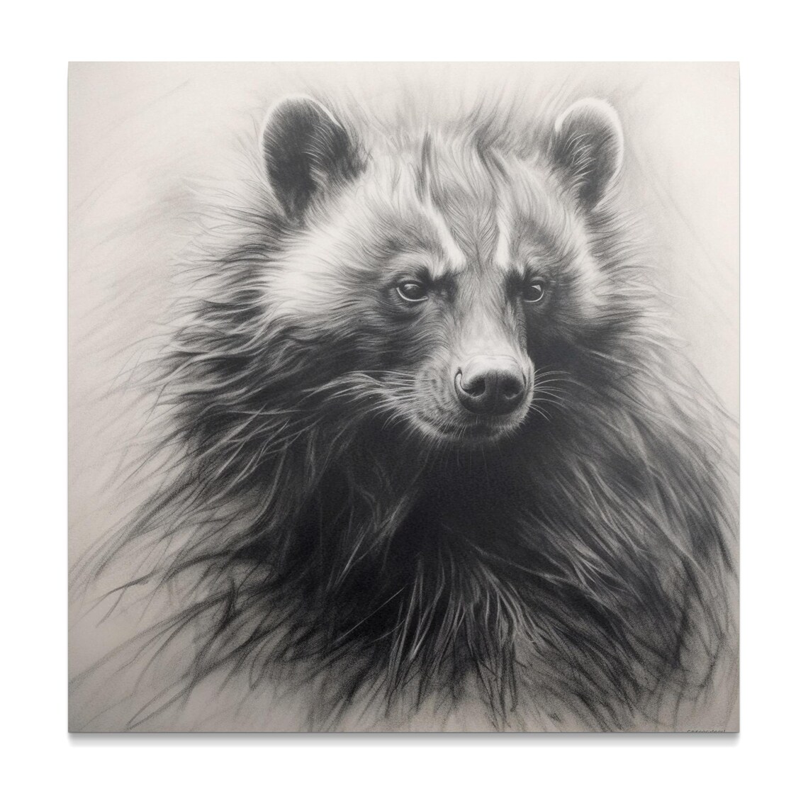 Wolverine Wall Art Print, Digital Animal Illustration, Modern Wildlife ...