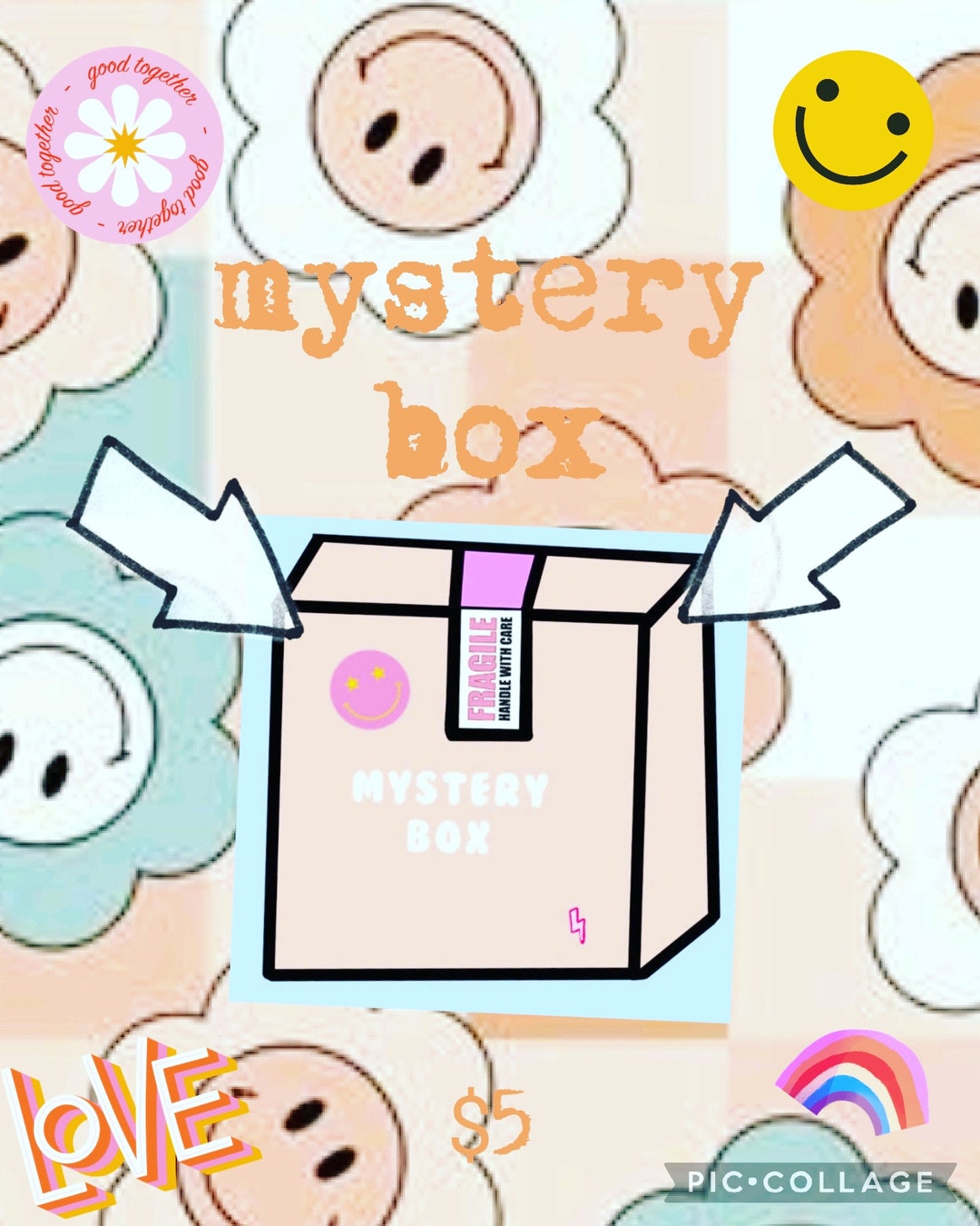 Clay Bead Bracelets , Preppy, Mystery Box, Clay Bead Bracelet Mystery ...