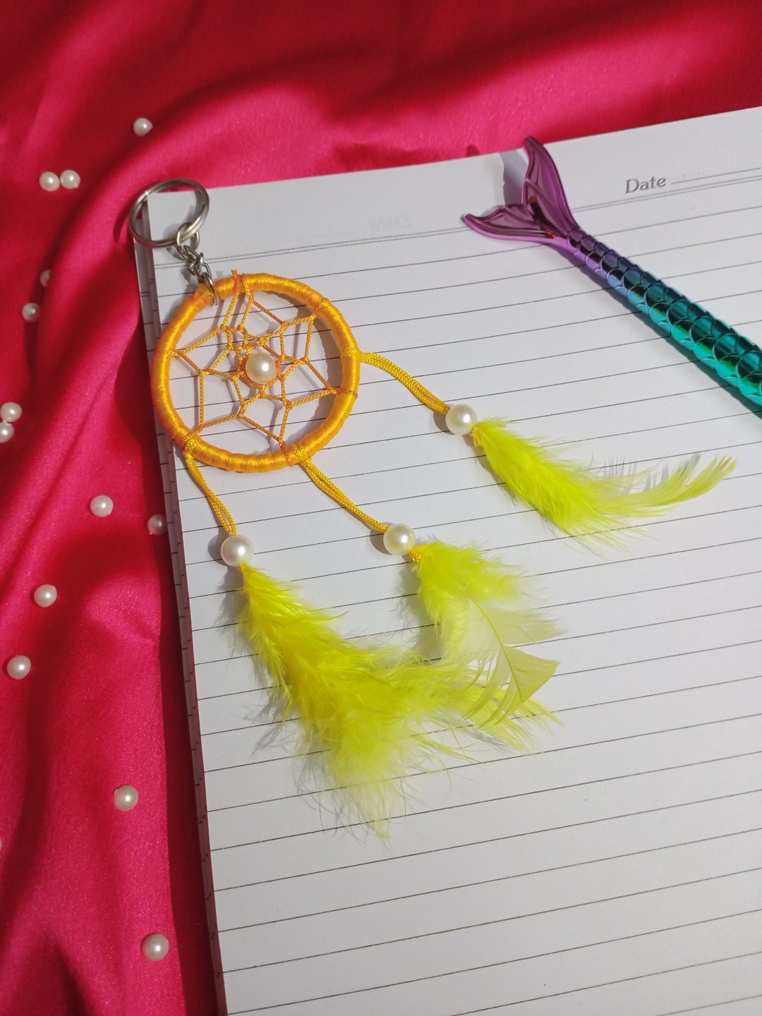Cute Mini Attractive Charm Dream Catcher Keychain Decor - Etsy