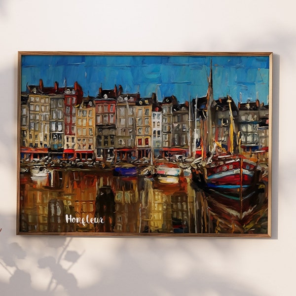 Honfleur Painting - Etsy